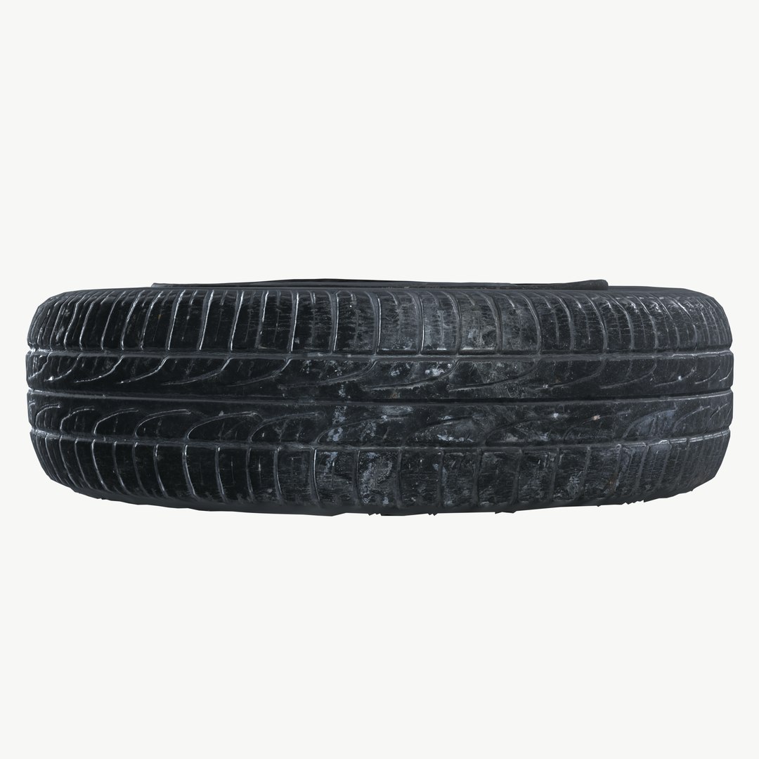 High Quality Scan Scrap Car Tire - 1 3D Model - TurboSquid 2206848