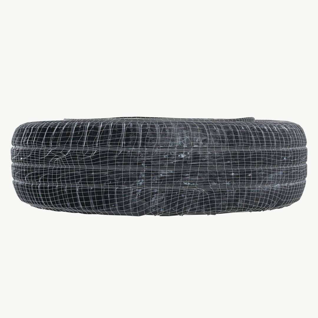 High Quality Scan Scrap Car Tire - 1 3D Model - TurboSquid 2206848