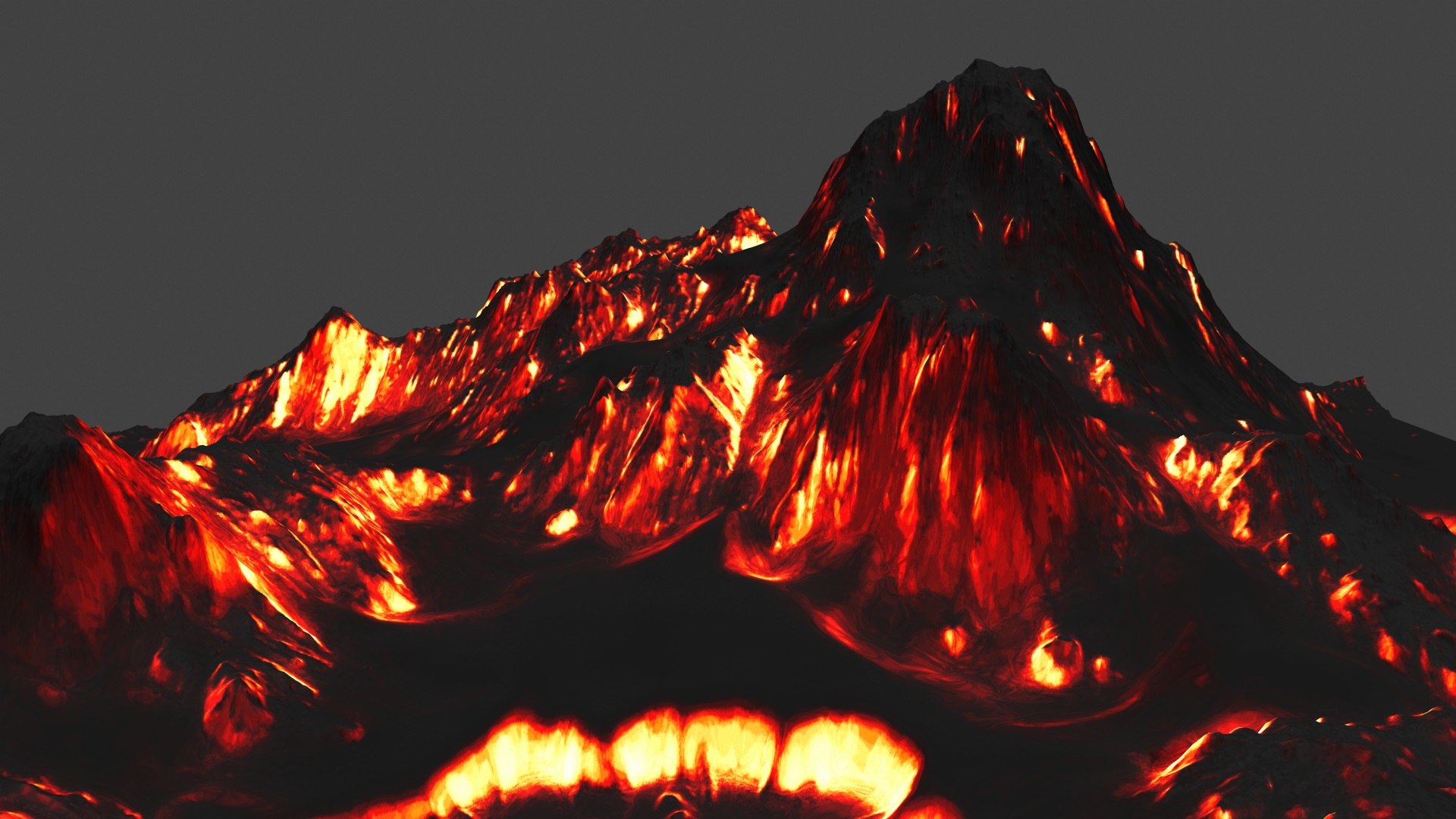 3D Volcano Model - TurboSquid 1272383