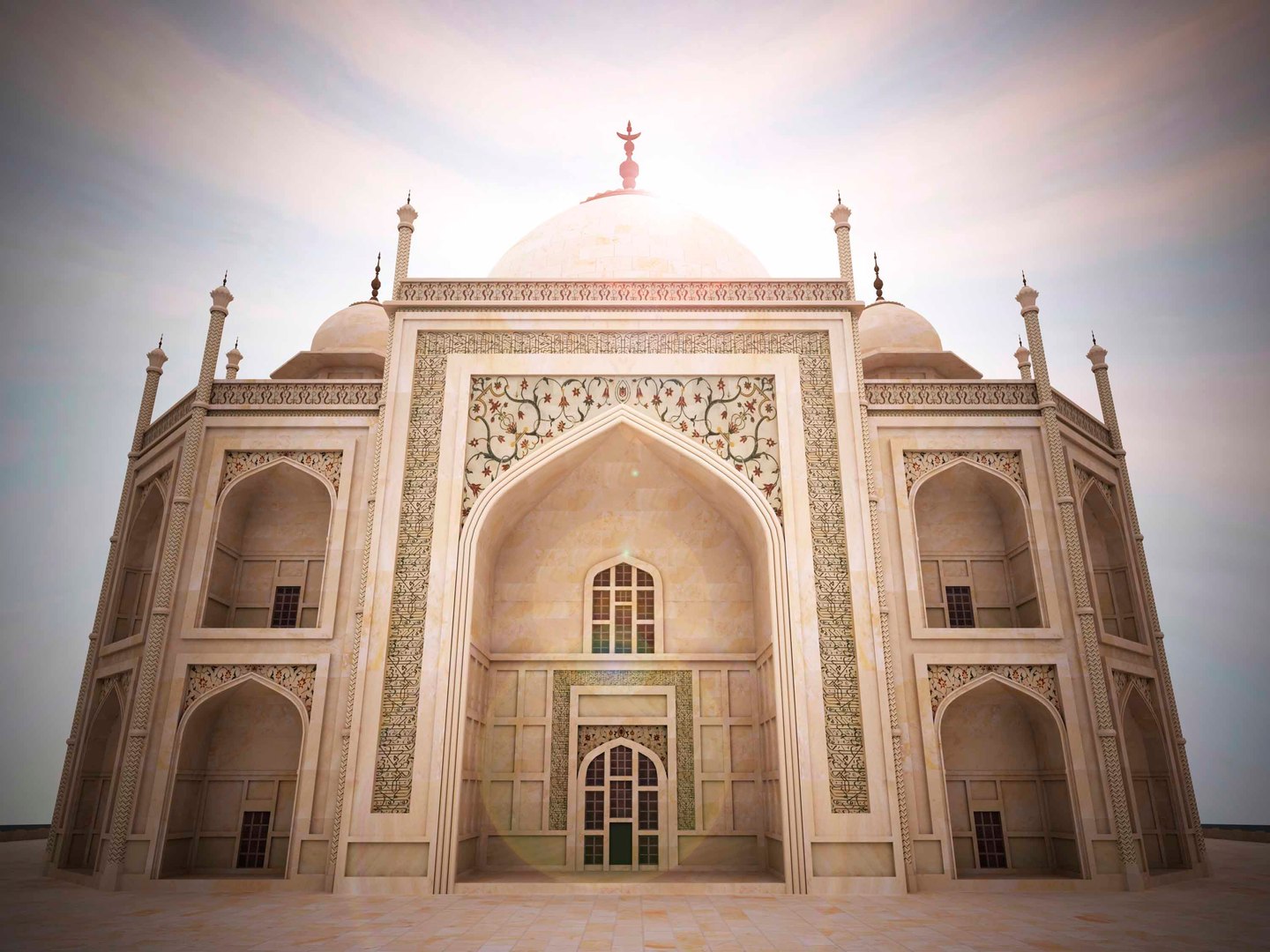 3d Model Taj Mahal