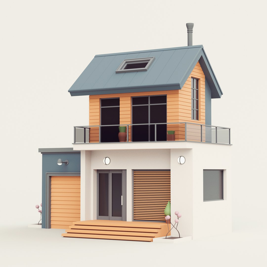 3D Minimal House 01 Model - TurboSquid 2254377