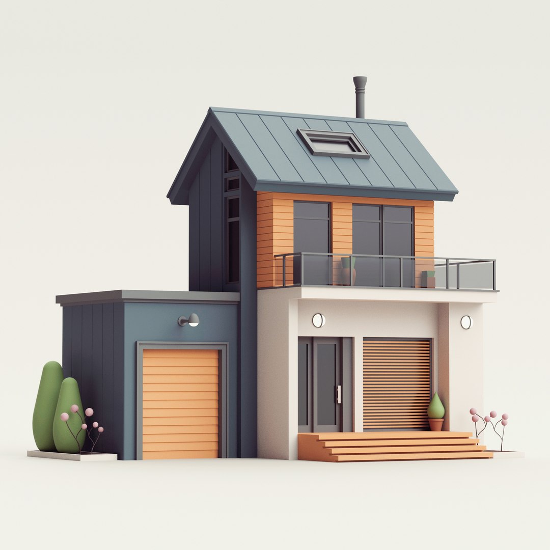 3D Minimal House 01 Model - TurboSquid 2254377