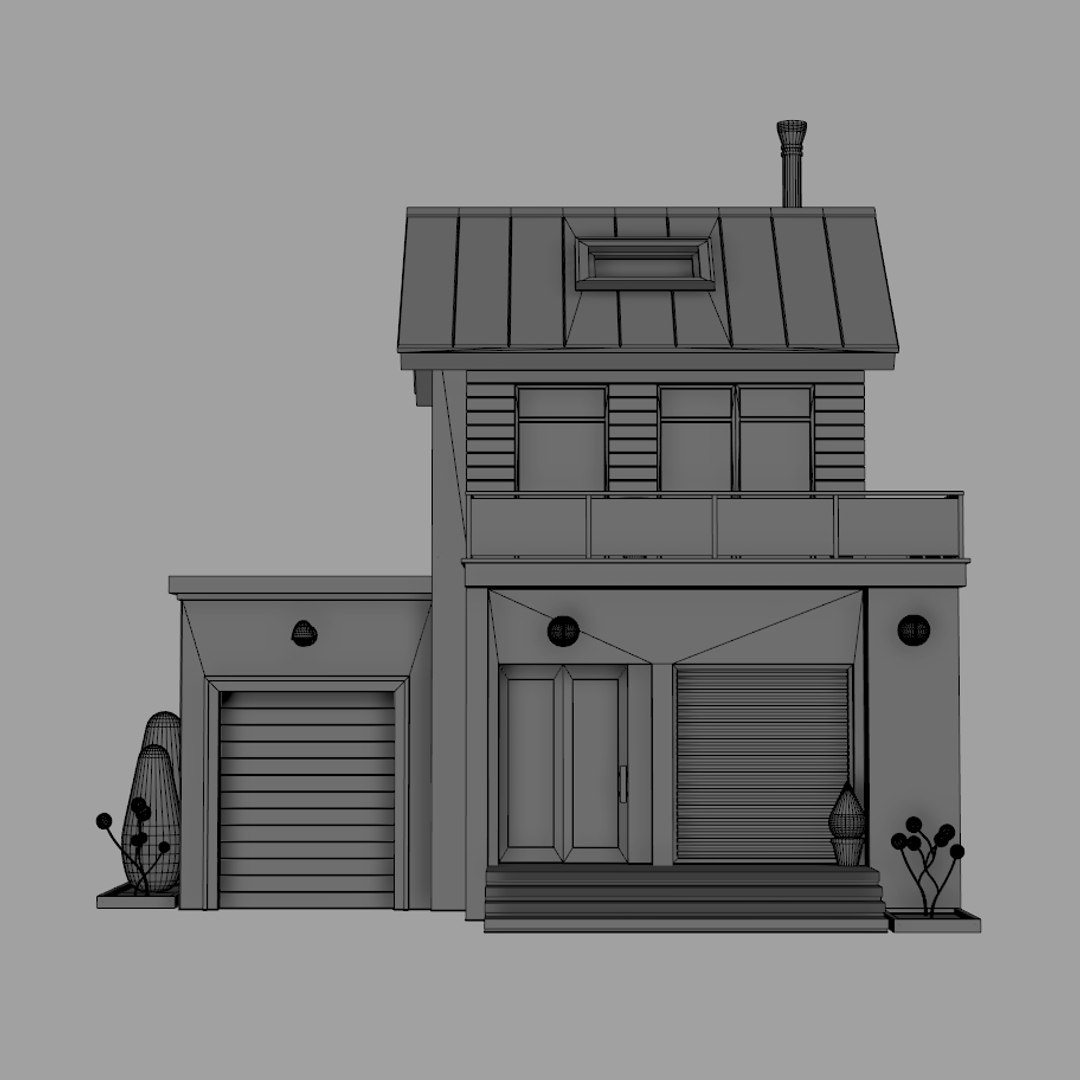 3D Minimal House 01 Model - TurboSquid 2254377
