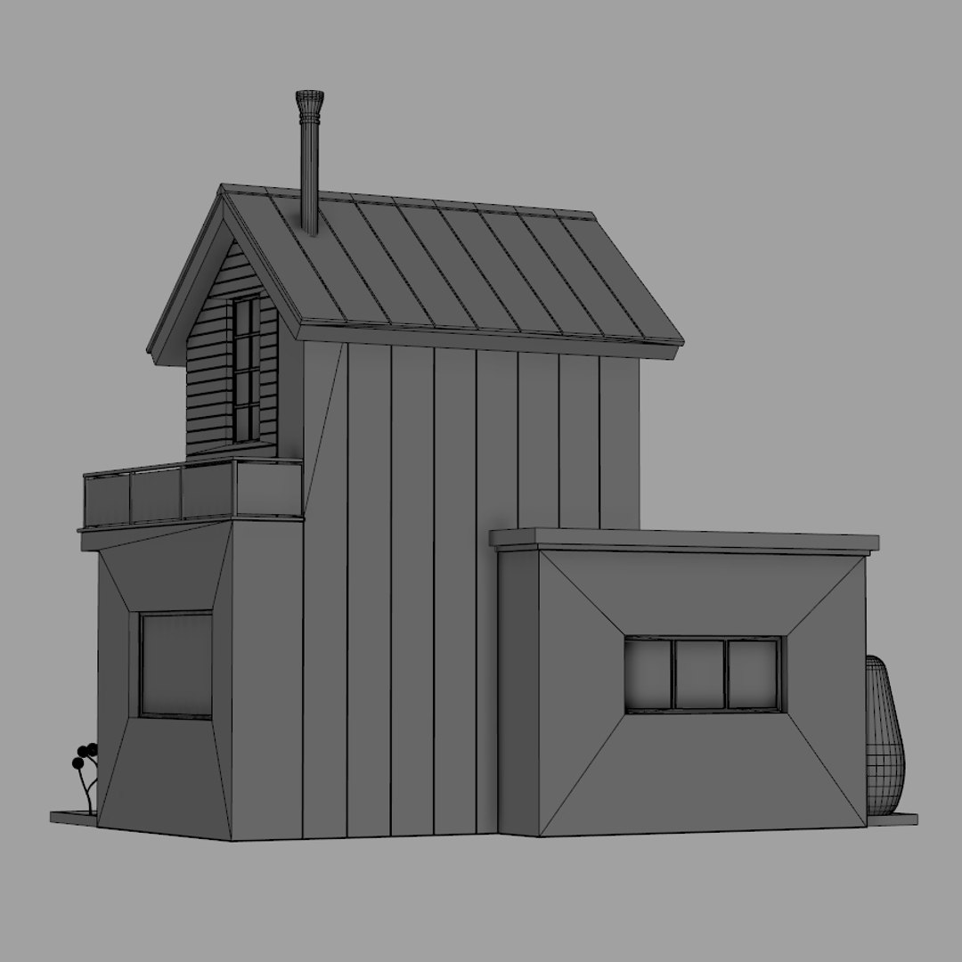 3D Minimal House 01 Model - TurboSquid 2254377