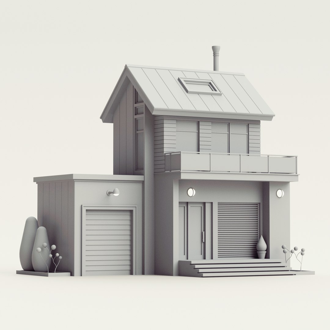 3D Minimal House 01 Model - TurboSquid 2254377