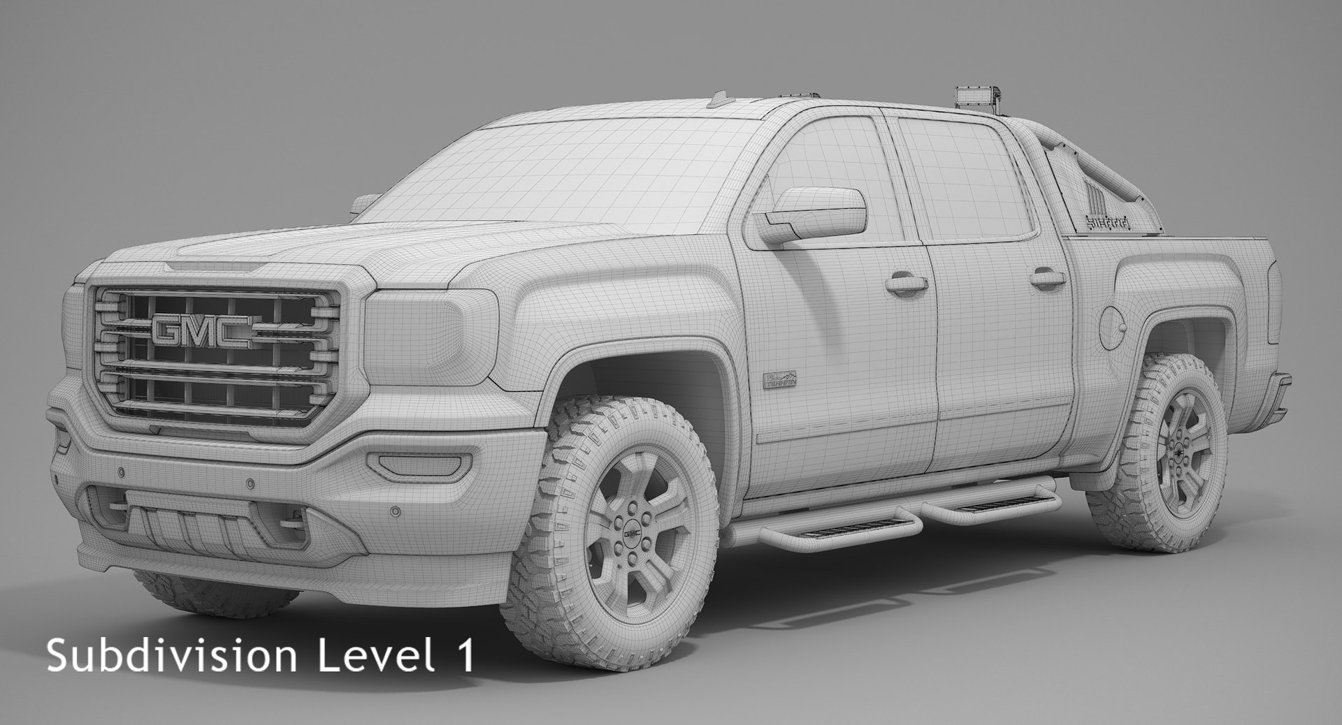 2017 Gmc Sierra 1500 3D Model - TurboSquid 1150525