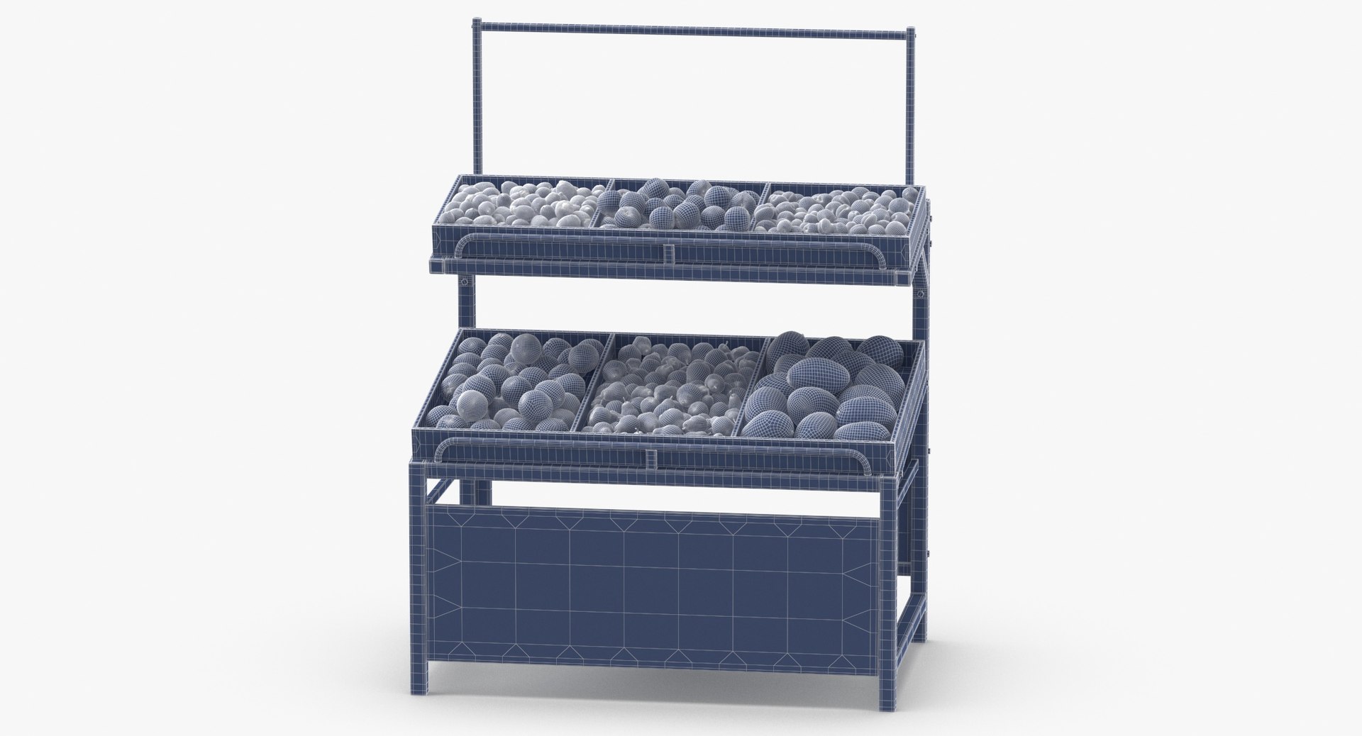 Wooden Display Rack 06 3D Model - TurboSquid 1581547