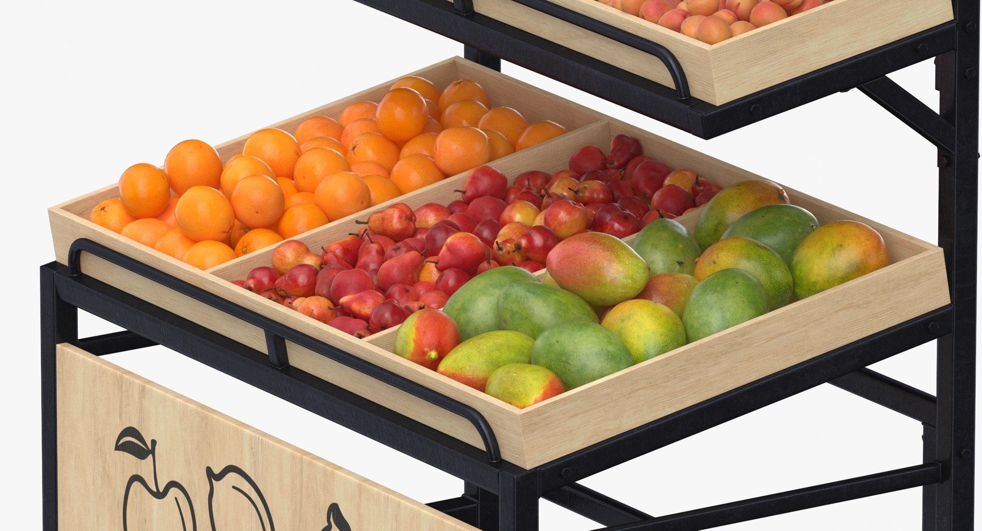 Wooden Display Rack 06 3D Model - TurboSquid 1581547