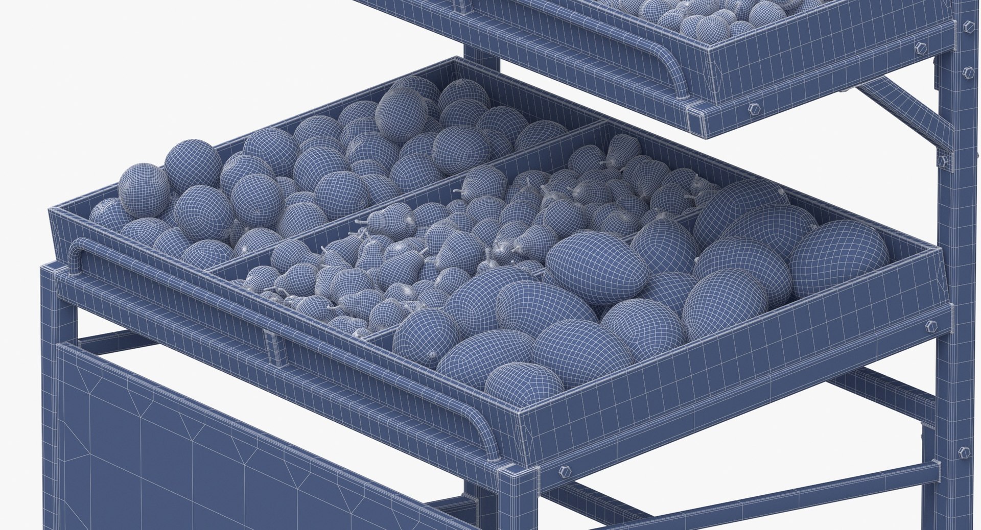 Wooden Display Rack 06 3D Model - TurboSquid 1581547