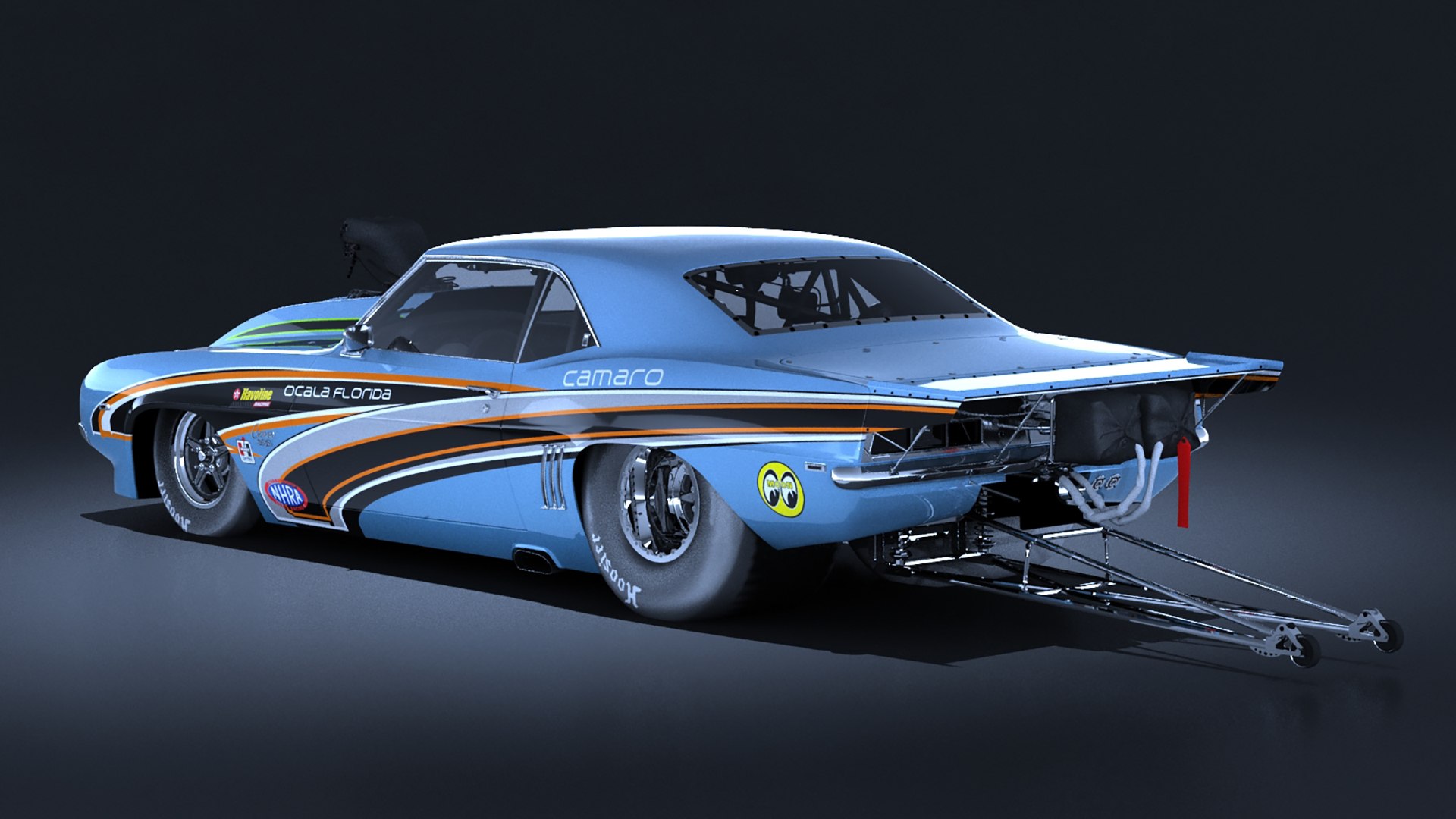 Camaro Dragracing Car 3D Model - TurboSquid 2350065
