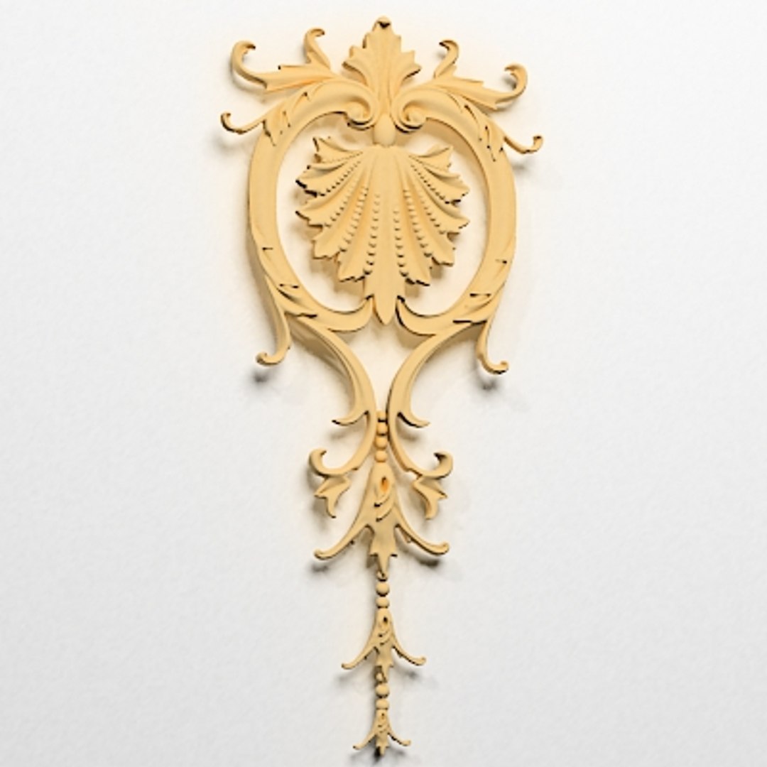 3d Dxf Classical Decoration 3