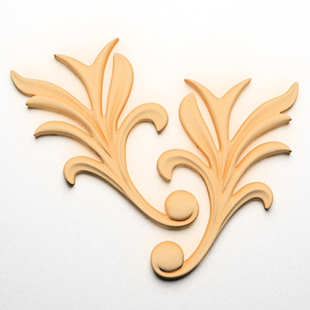 3d Dxf Classical Decoration 3