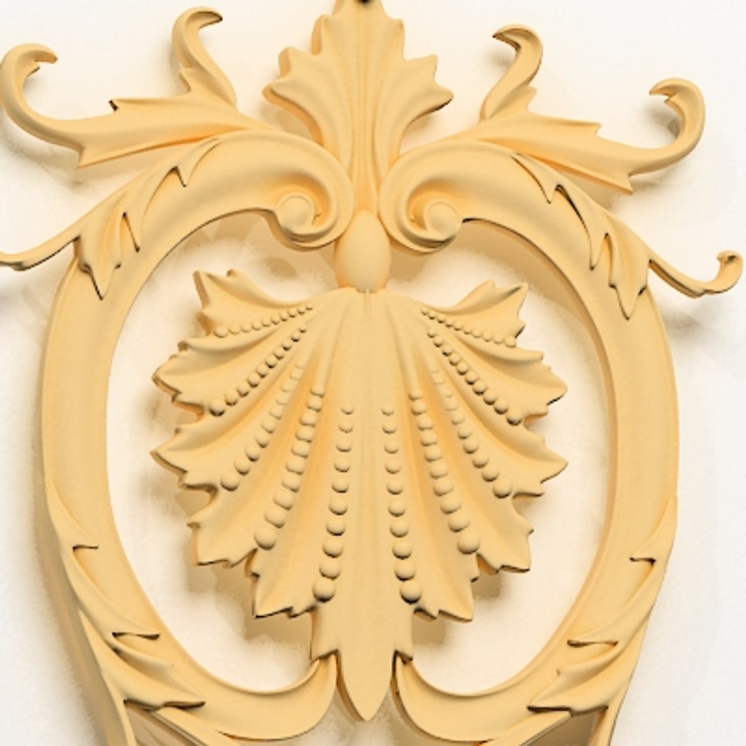 3d Dxf Classical Decoration 3