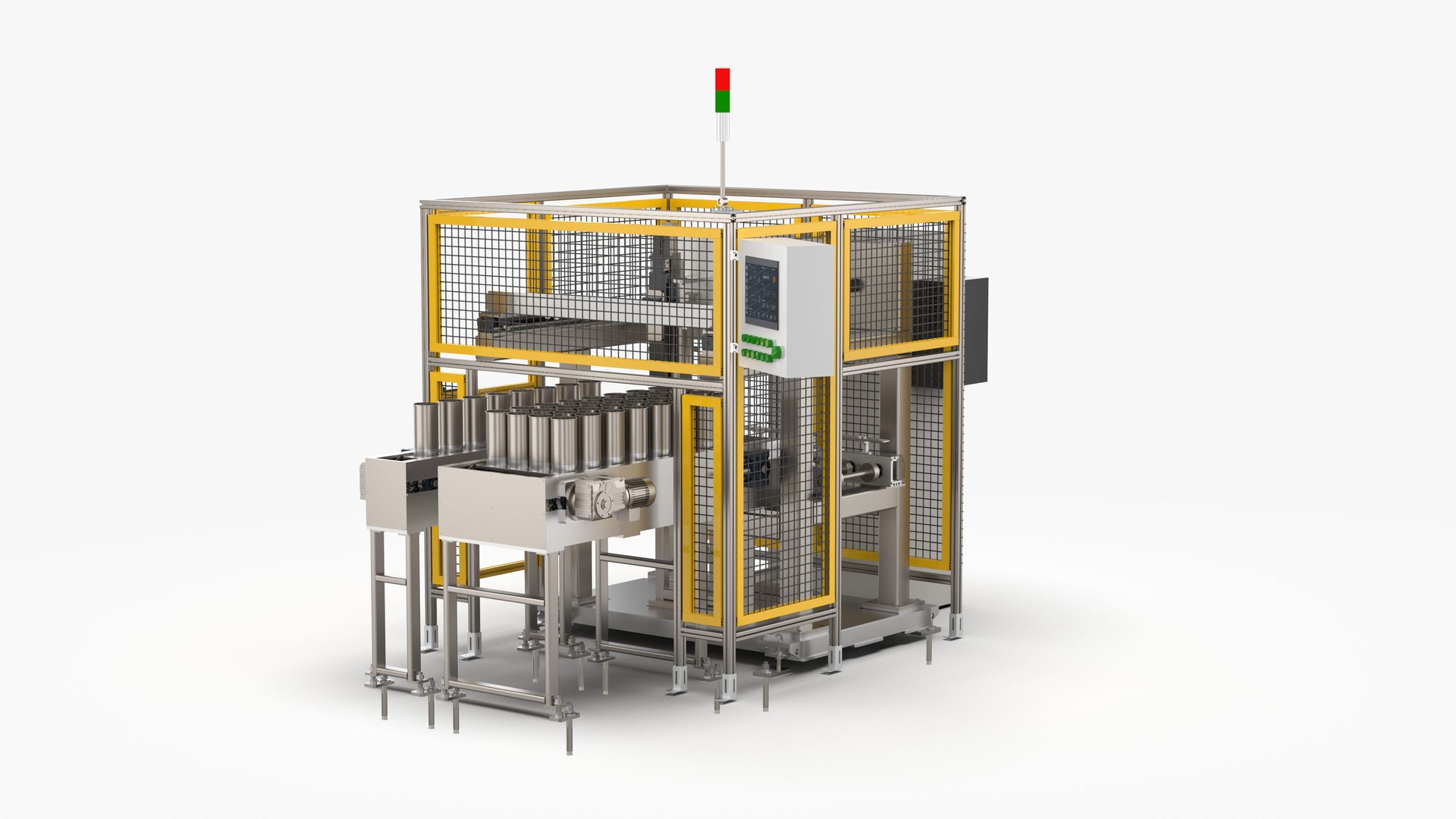 3D Cylinder Liner Pressing Machine Model - TurboSquid 2090353