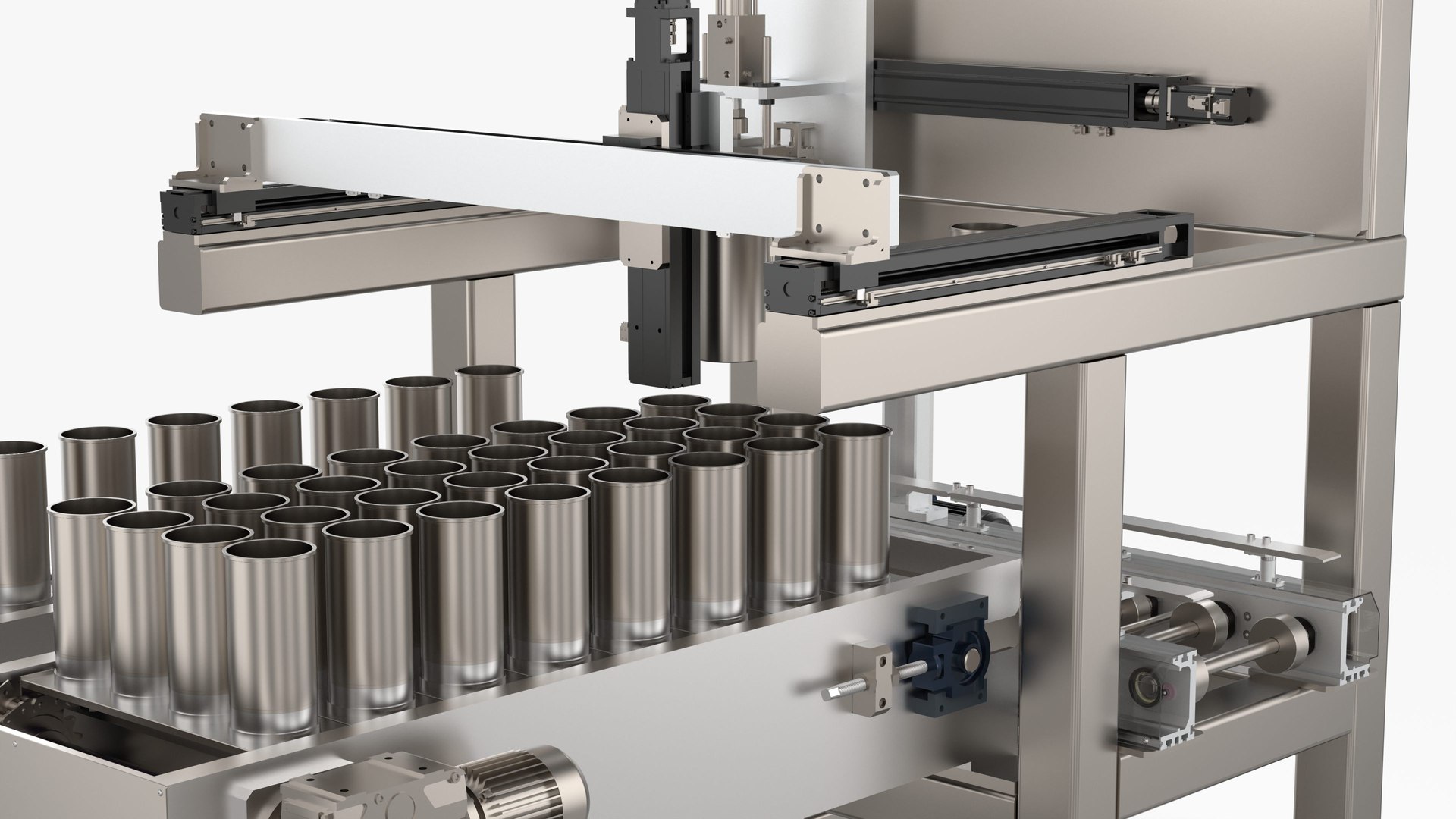 3D Cylinder Liner Pressing Machine Model - TurboSquid 2090353