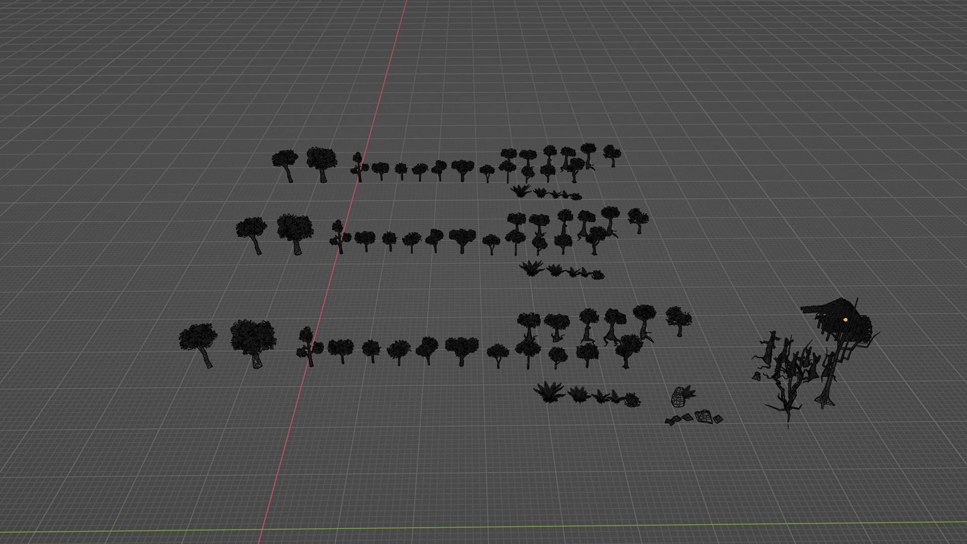 3D Nature Assets Ruins Final - TurboSquid 2210725