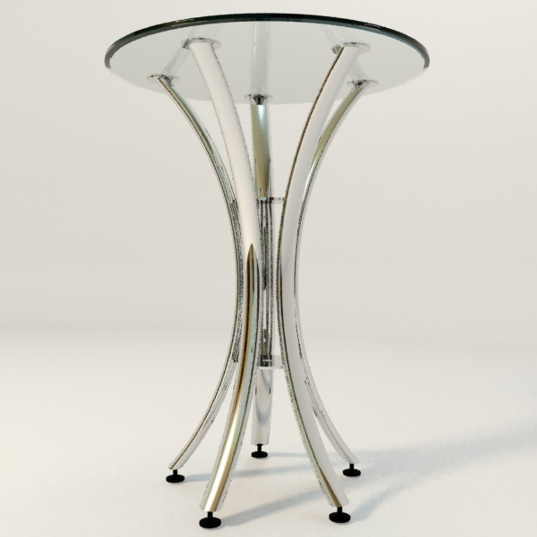 3d model glass table