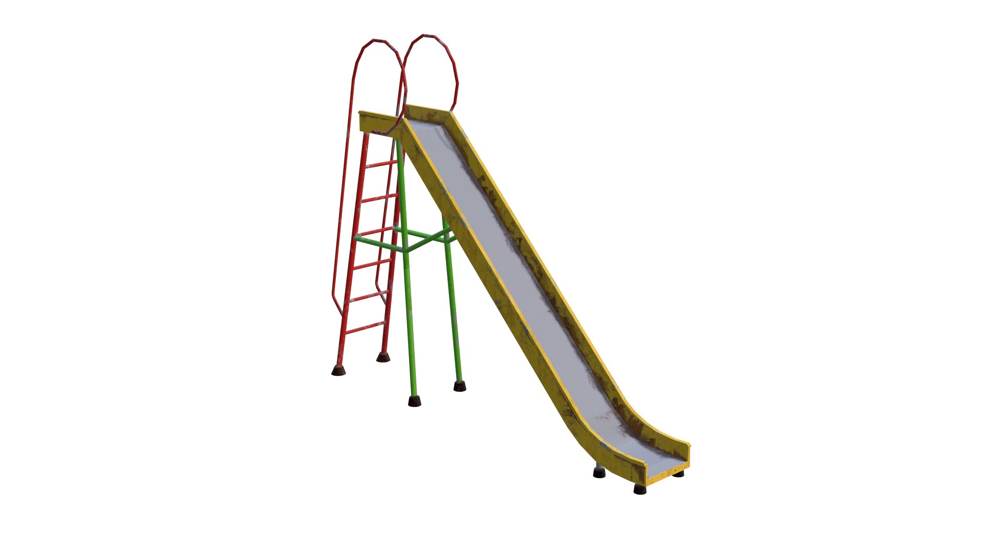 Simple Playground Slide 3D Model - TurboSquid 2376517