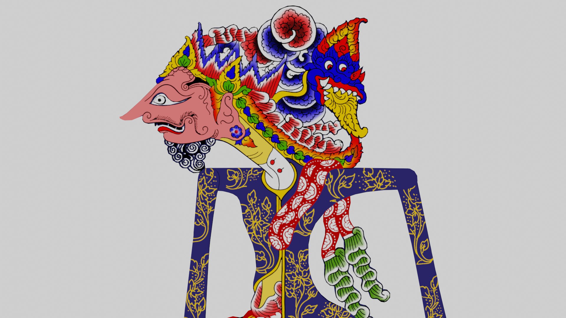 Wayang Kulit Bisma 3D Model - TurboSquid 2268437