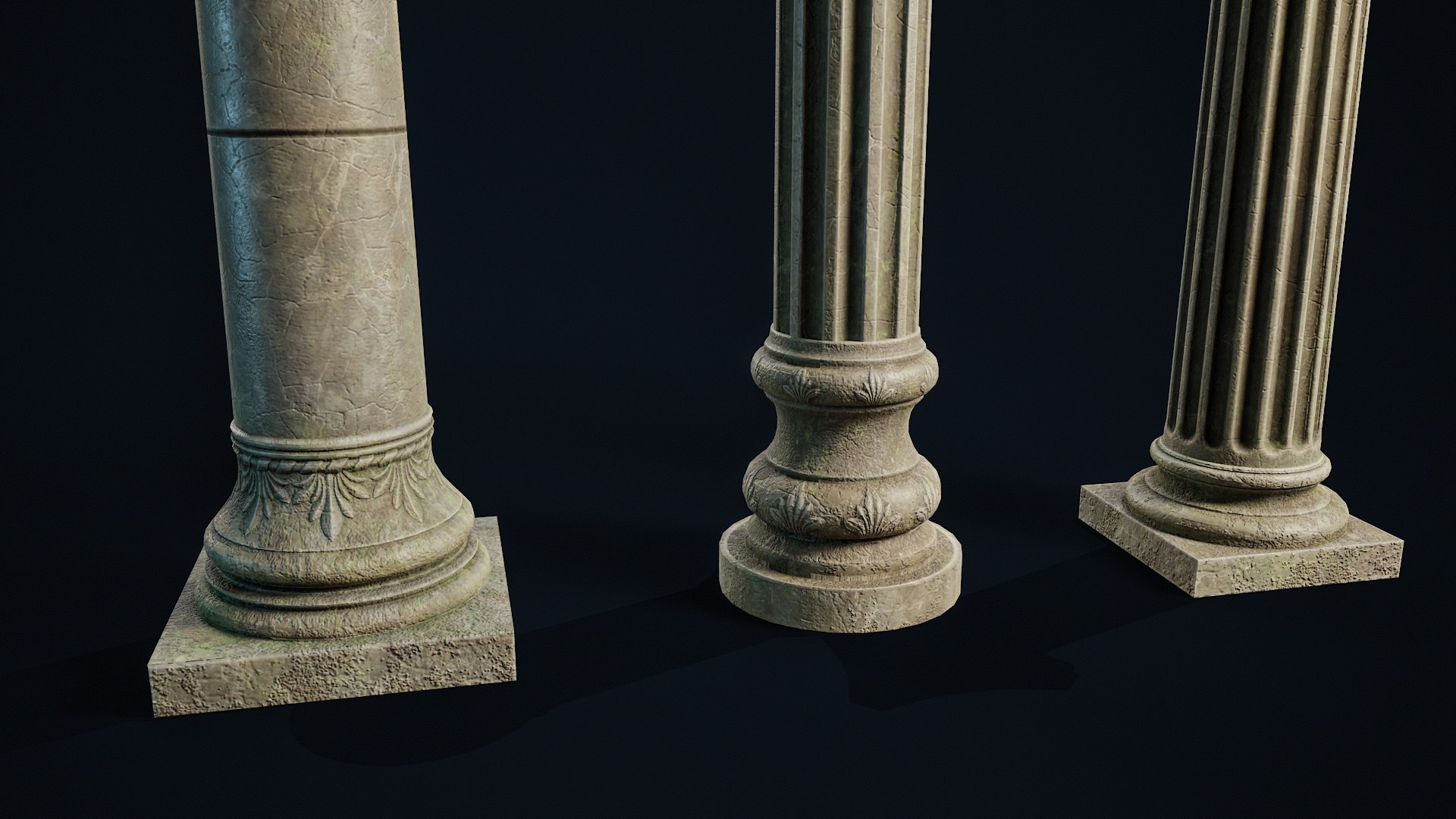 Garden Columns Modular 3D Model - TurboSquid 2518072