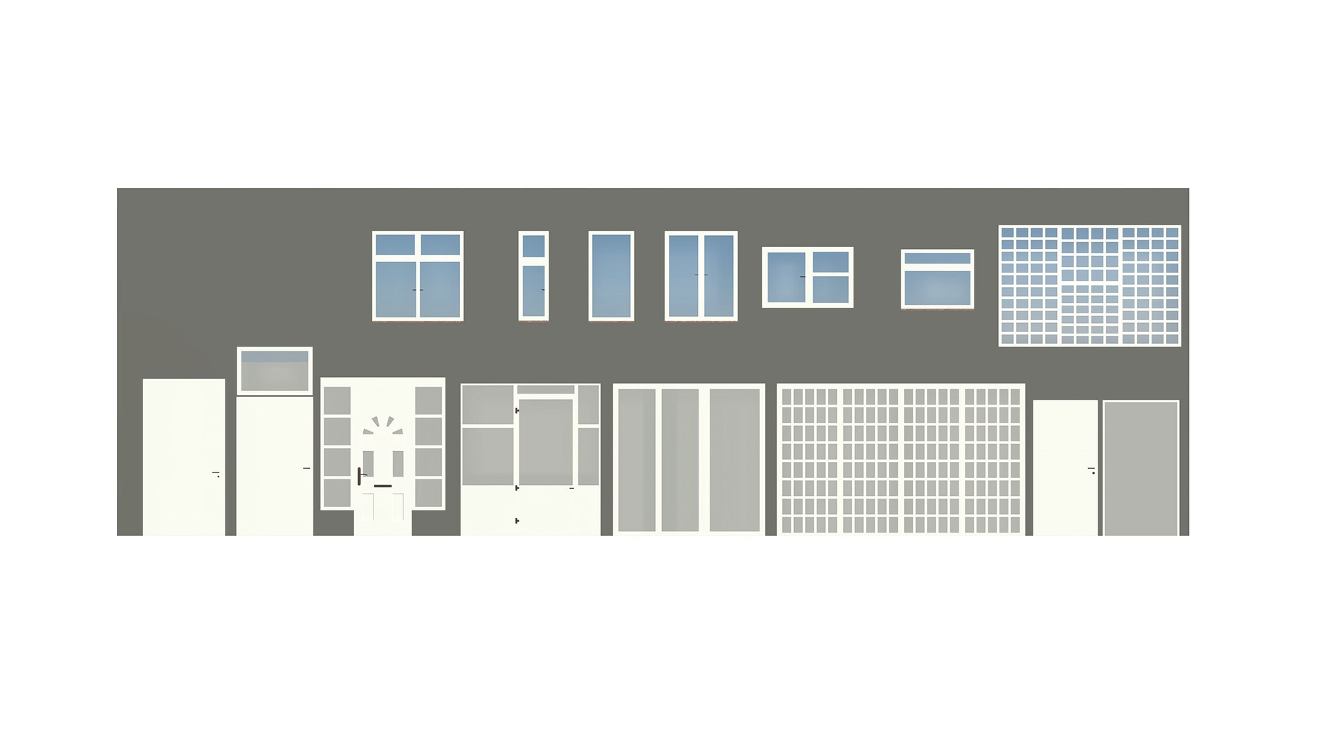3D Parametric Doors Families Model - TurboSquid 1800203