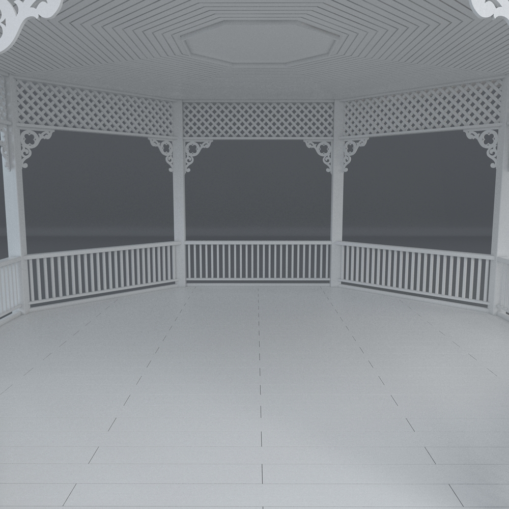 maya gazebo realistic