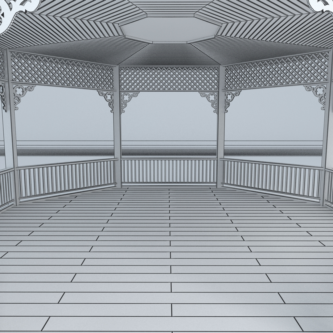 maya gazebo realistic