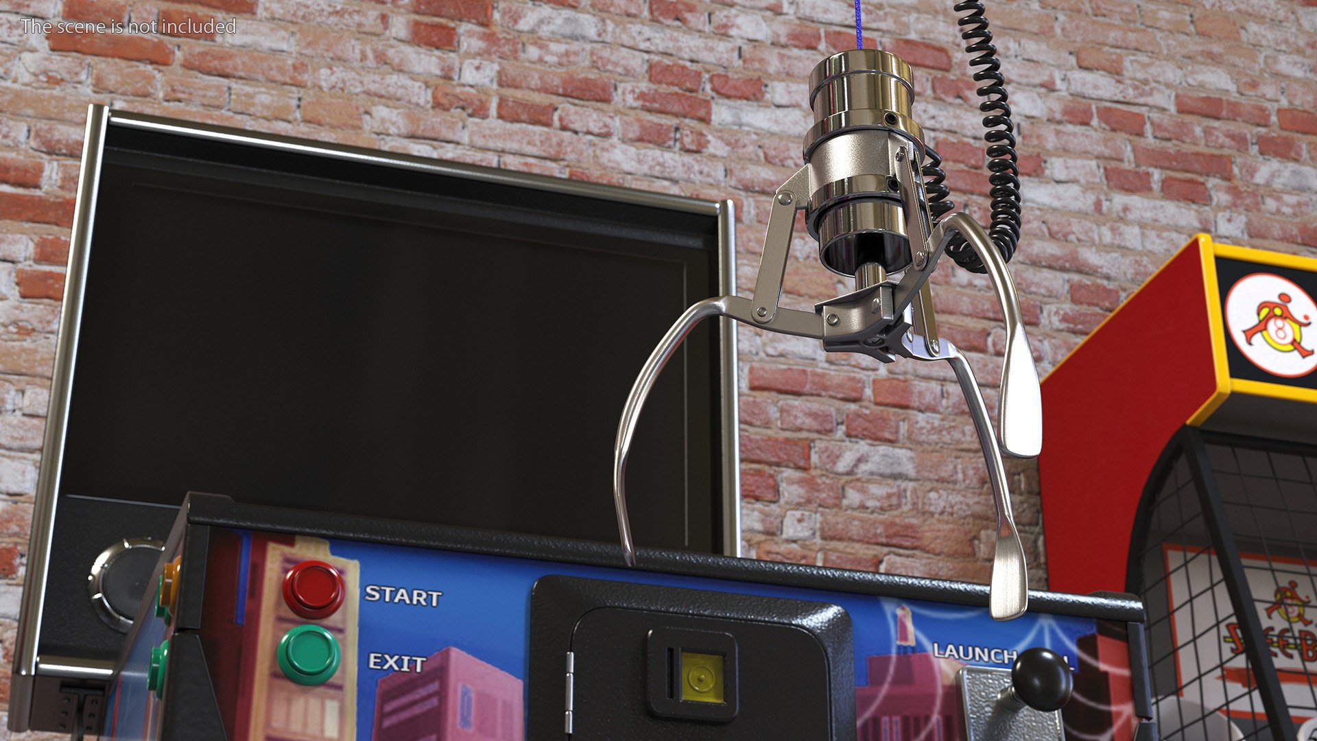 3D Arcade Machine Crane Claw Rigged - TurboSquid 2161863