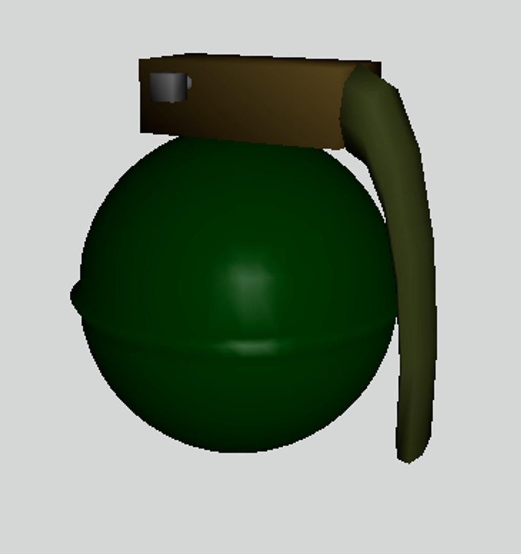 Free Nice Grenade 3d Model