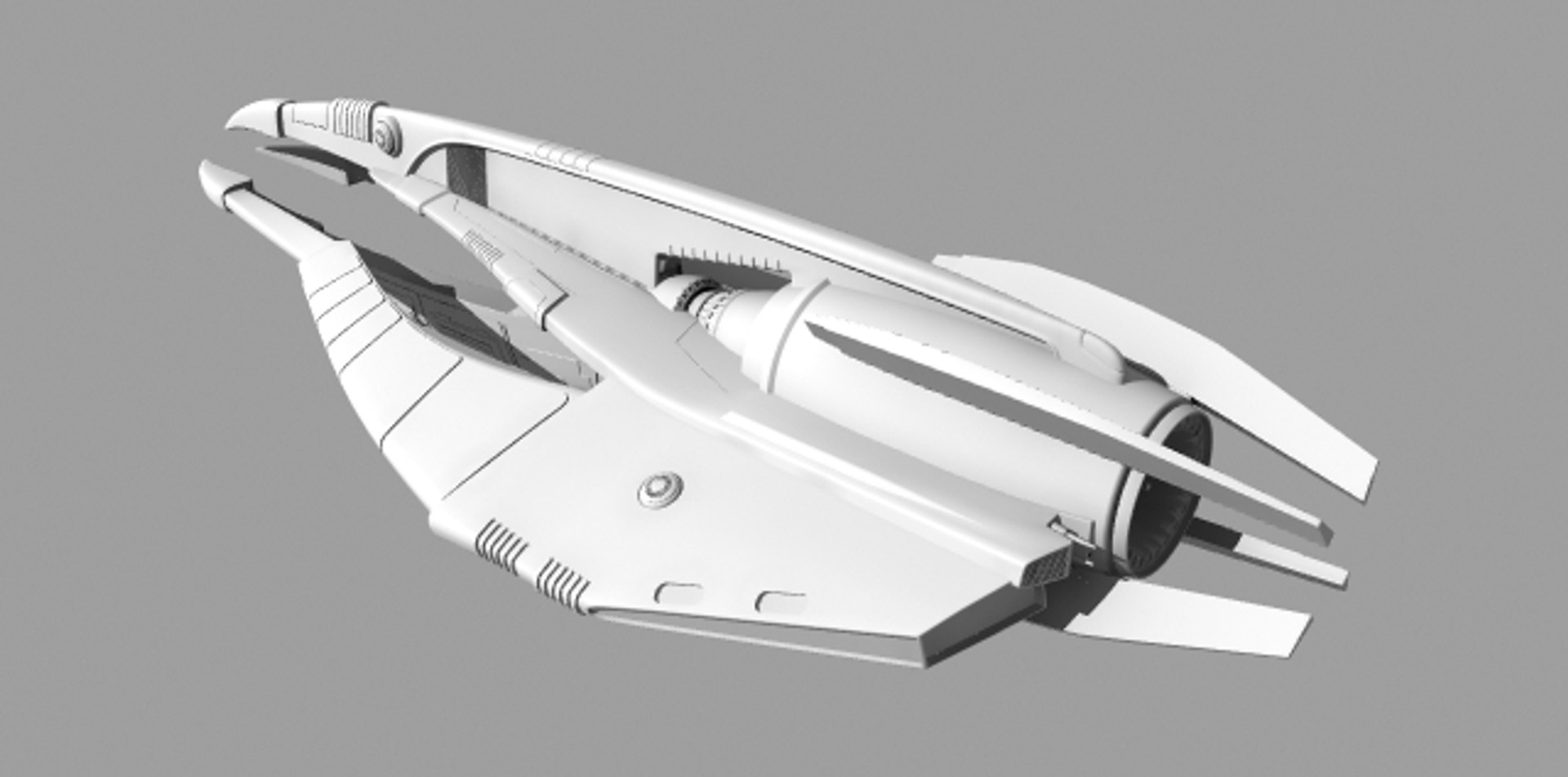 Lightwave Alien Ship Zipped
