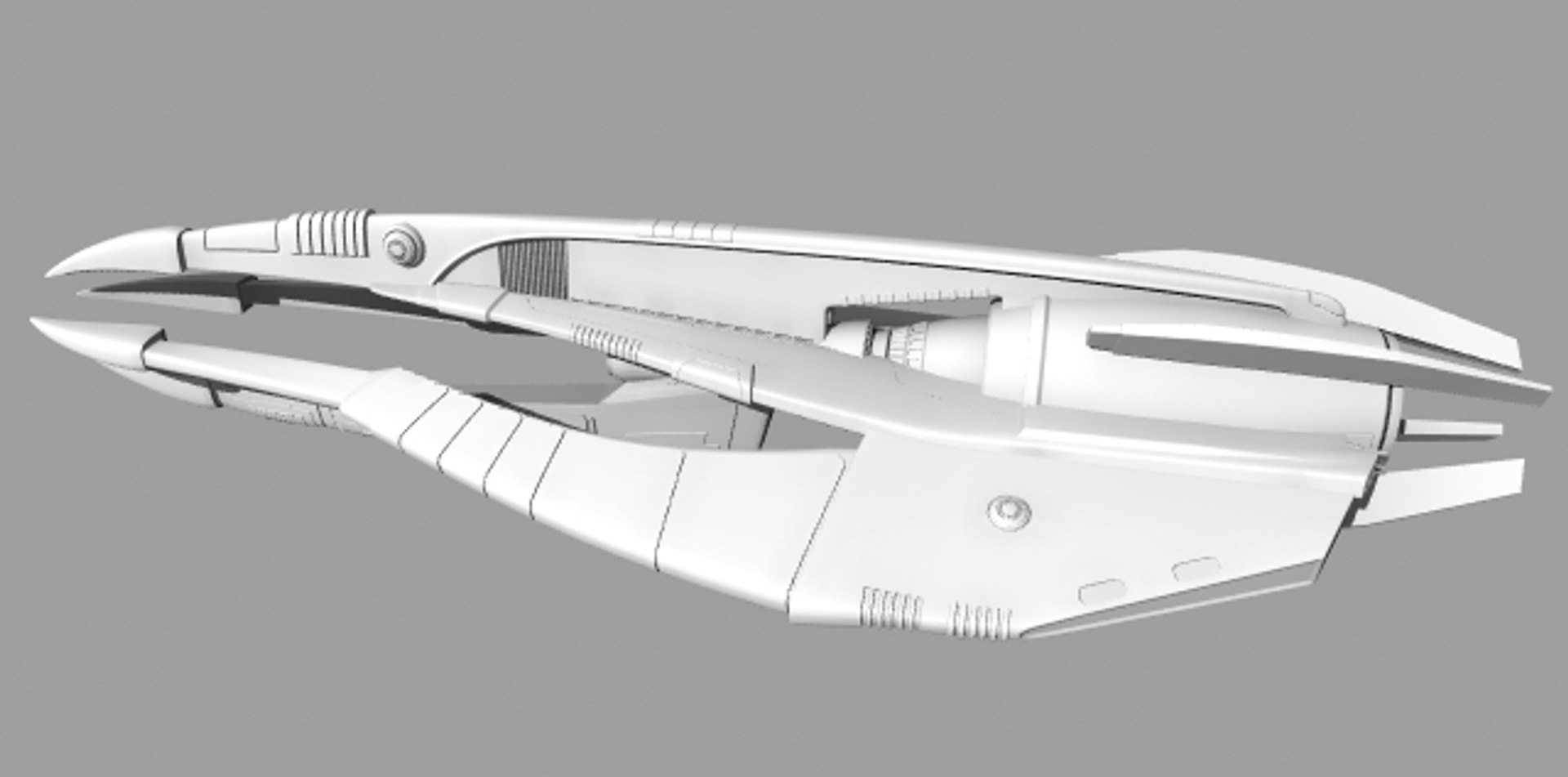 Lightwave Alien Ship Zipped