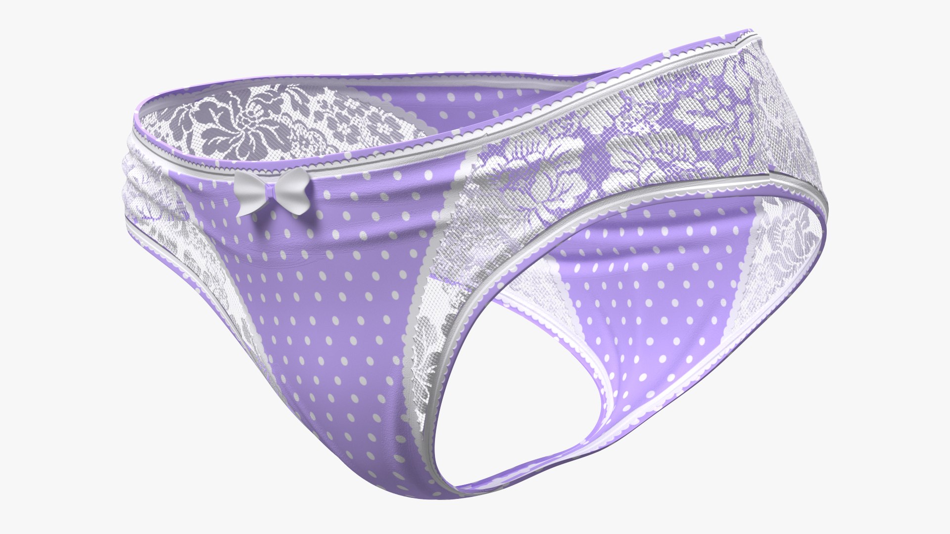 3d Model Floral Lace Lingerie Turbosquid 1782465