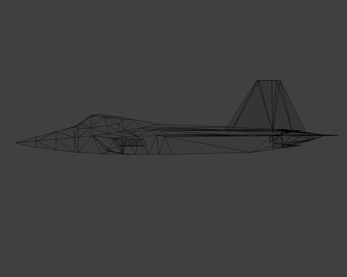 3d Model Of Yf-22 Lightning