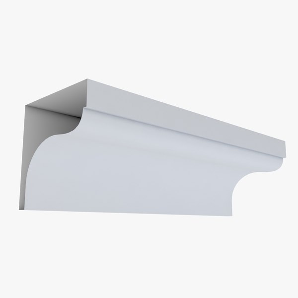 3D model Cornice 92 Straight - TurboSquid 2022974