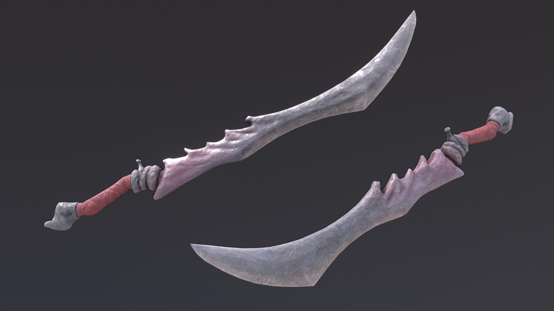 Fantasy Weapon Stone set 3D model - TurboSquid 1726432