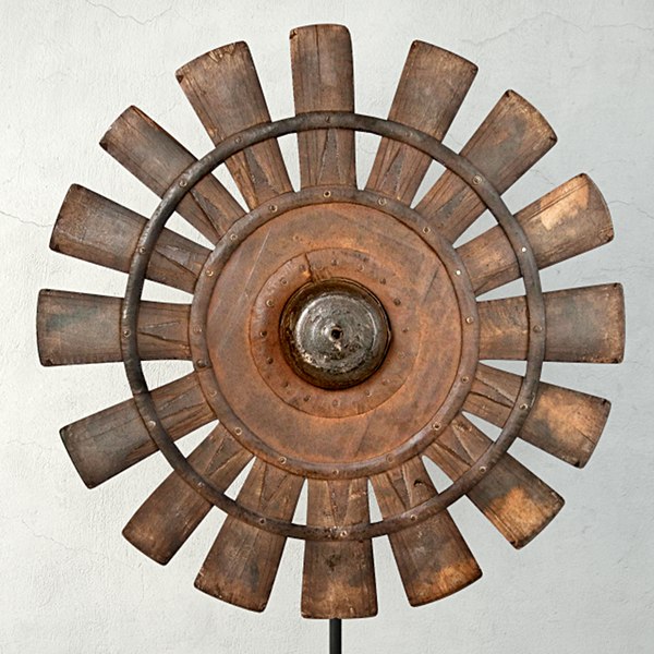 3D wood loom wheel model - TurboSquid 1217777