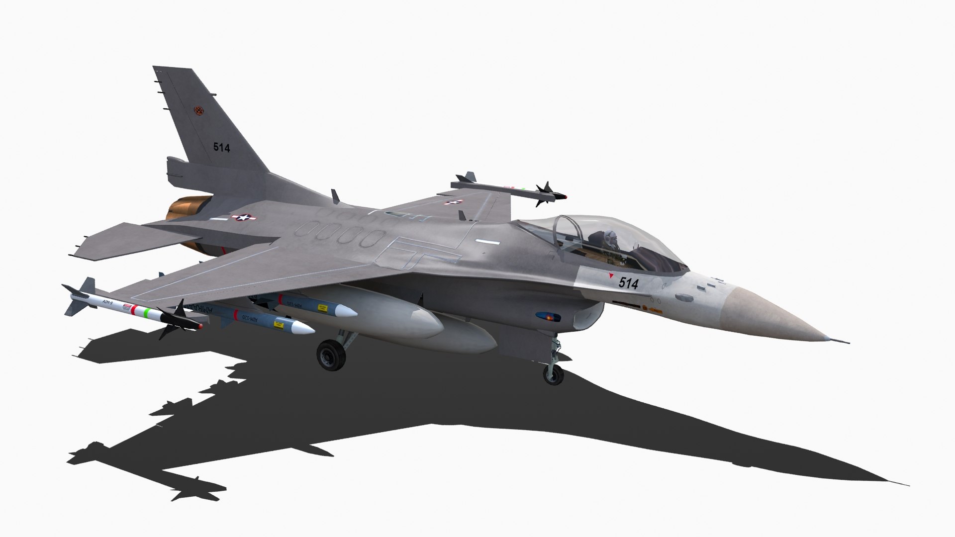 US Air Force Military Fighter Jet Collection 3D - TurboSquid 2384486