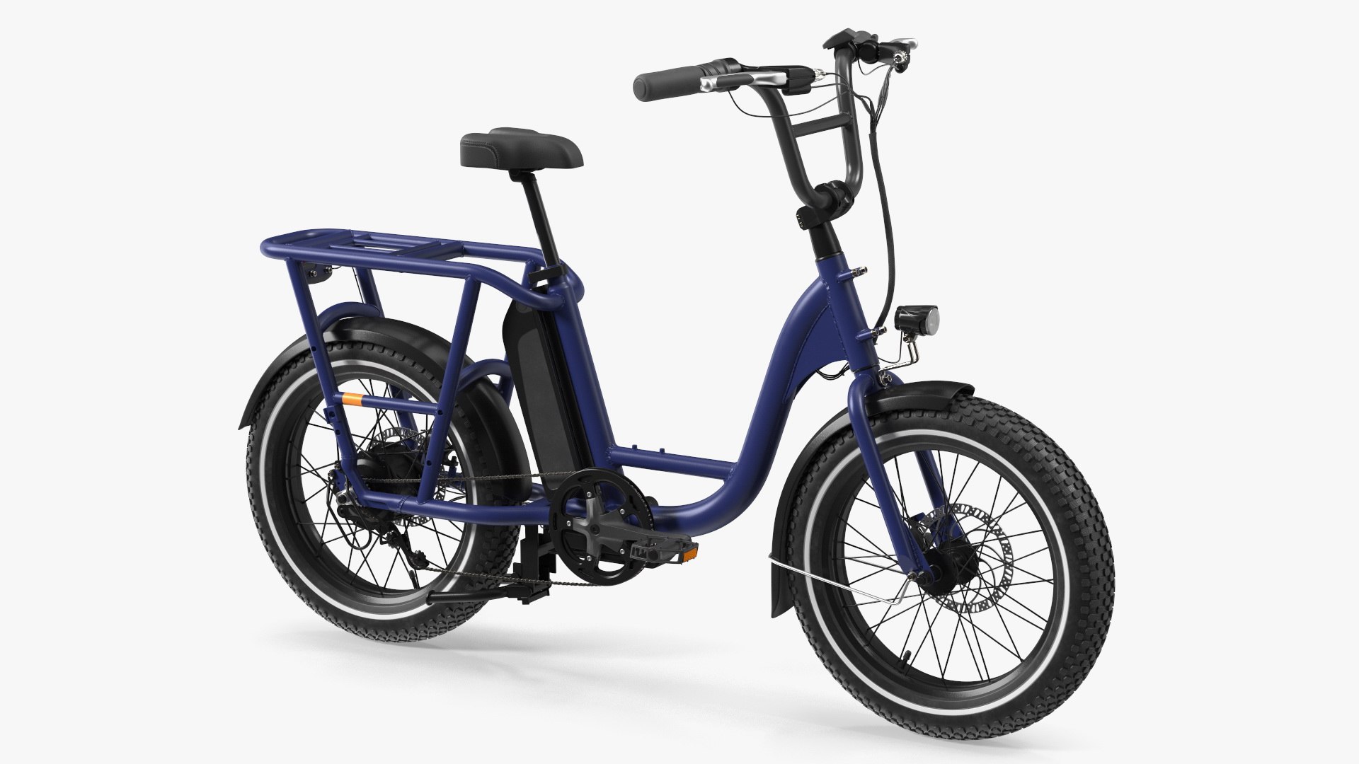 Two-Wheel E-Bike Blue 3D model - TurboSquid 2174749