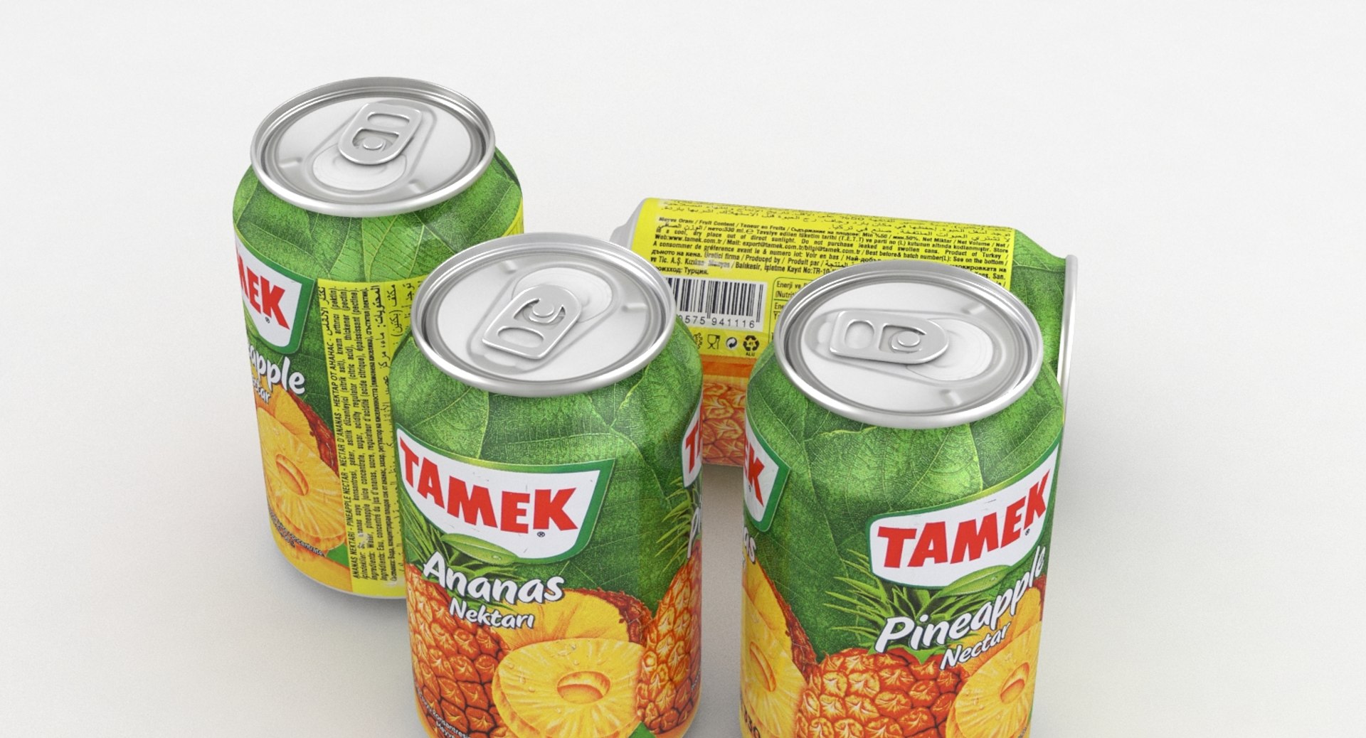 3D Model Beverage Tamek Pineapple - TurboSquid 1212383