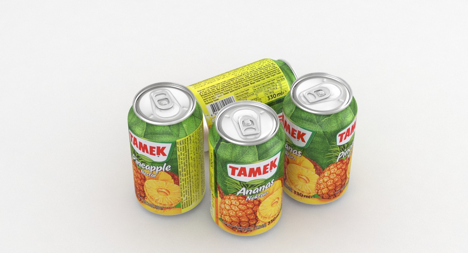 3D Model Beverage Tamek Pineapple - TurboSquid 1212383