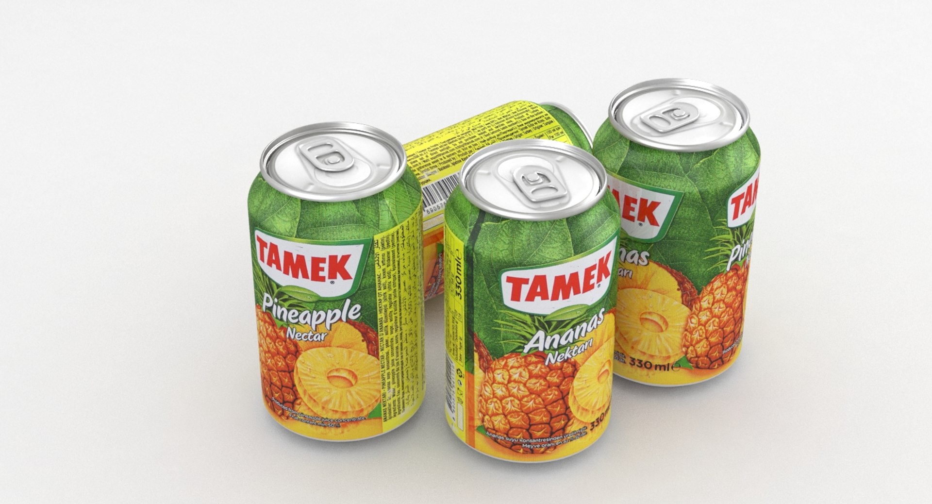 3D Model Beverage Tamek Pineapple - TurboSquid 1212383