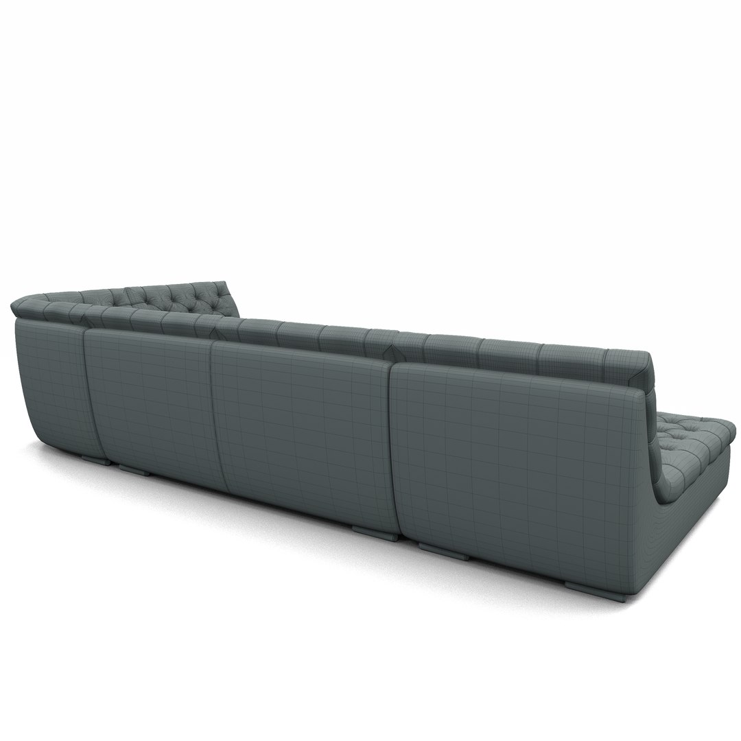 Monblan-ottoman-puf 3D Model - TurboSquid 1969268