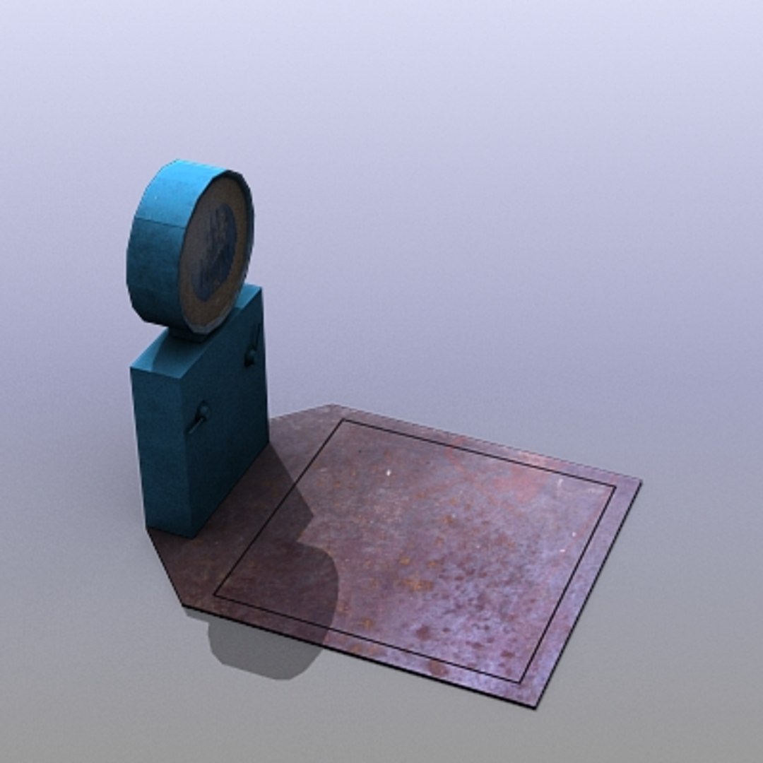 Old Rusty Industrial 3d Model