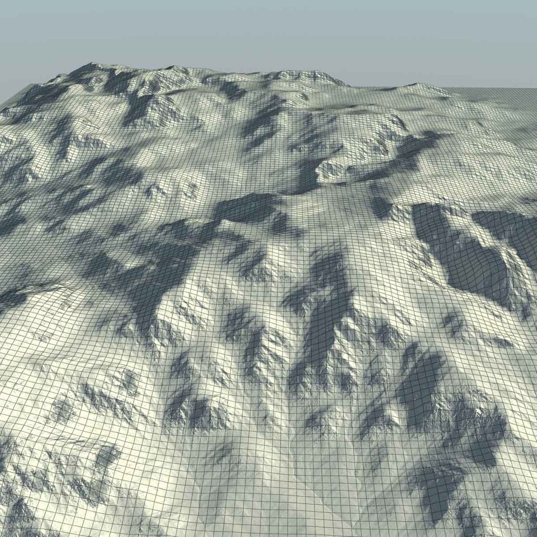 Scottish Hills Landscape Terrain Model