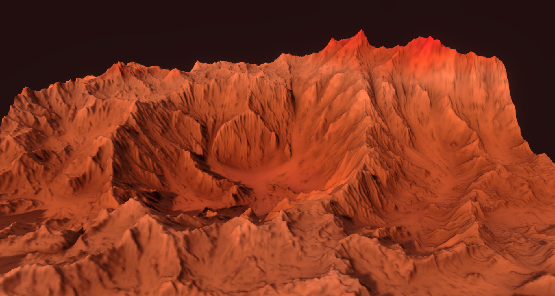 Mars terrain 3D model - TurboSquid 1303219
