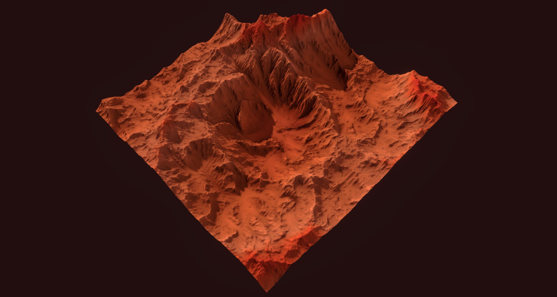 Mars Terrain 3D Model - TurboSquid 1303219
