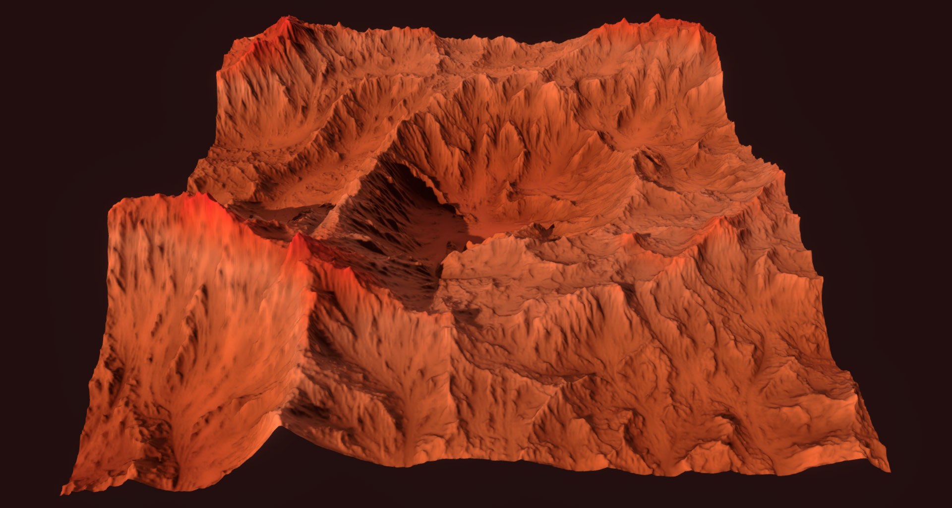 Mars Terrain 3D Model - TurboSquid 1303219