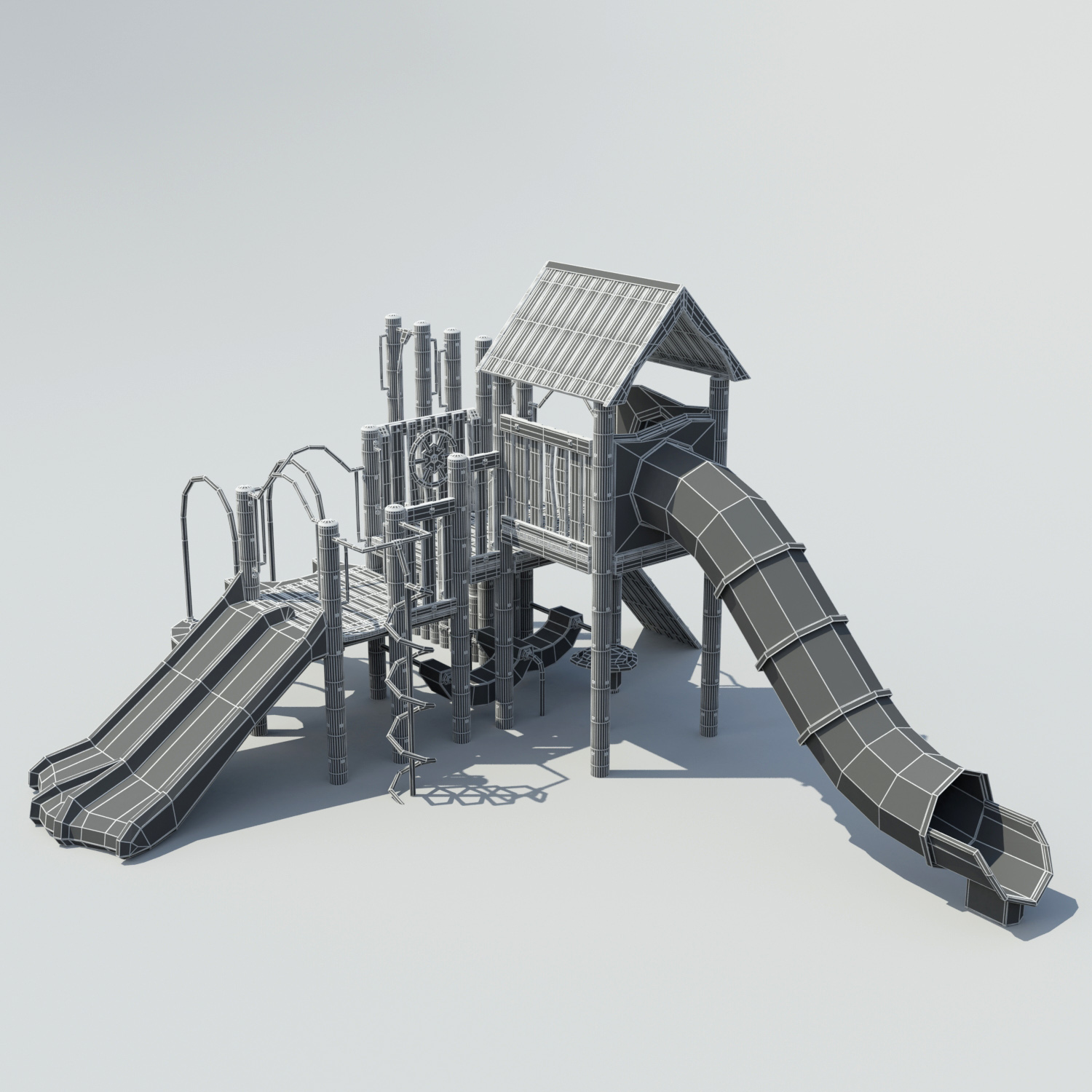 big toys playground 3d model