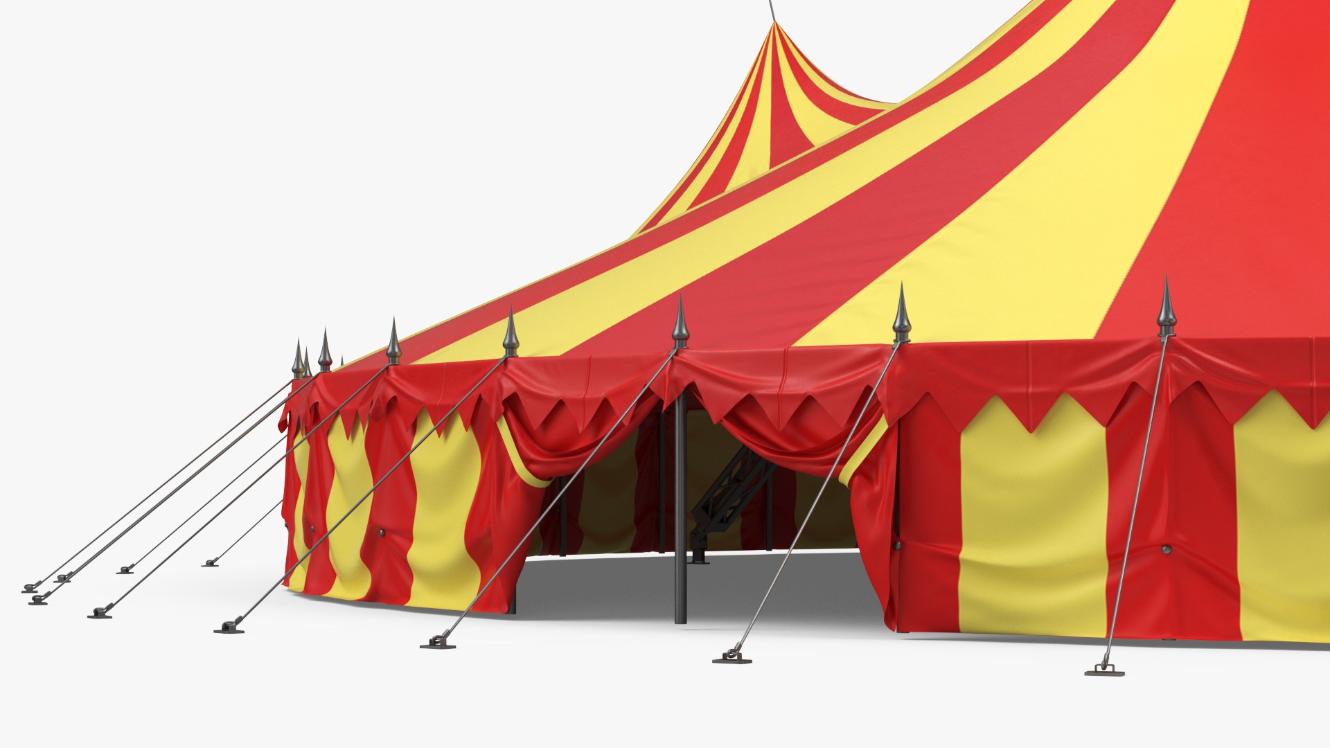Big Round Circus Tent 3D Model - TurboSquid 2248558