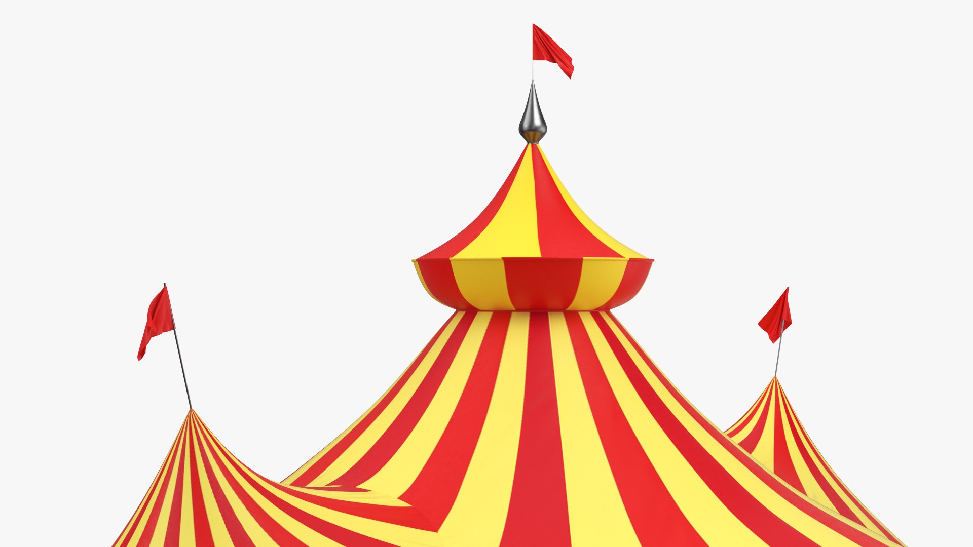 Big Round Circus Tent 3D Model - TurboSquid 2248558
